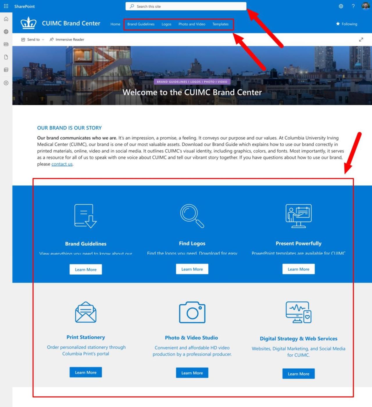 CUIMC Brand Center | Office of Communications