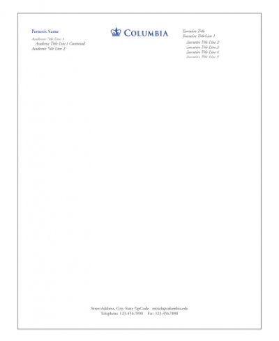 Stationery | Office of Communications